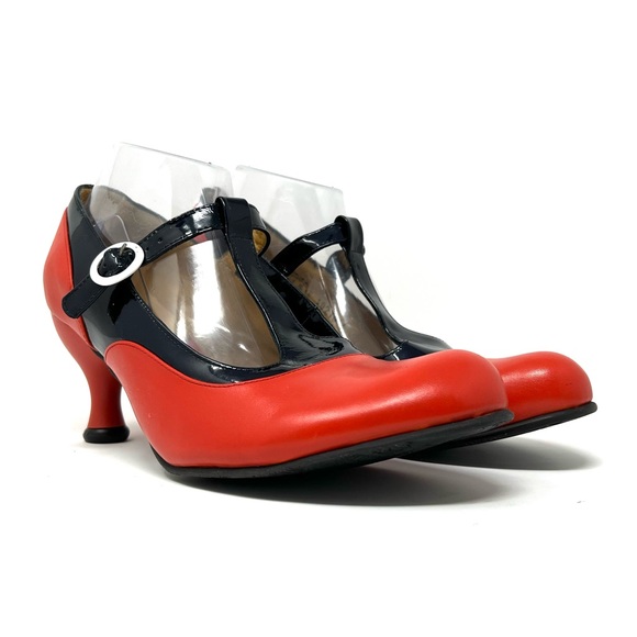 John Fluevog | Shoes | New John Fluevog Red Patent Leather Criss Cross ...